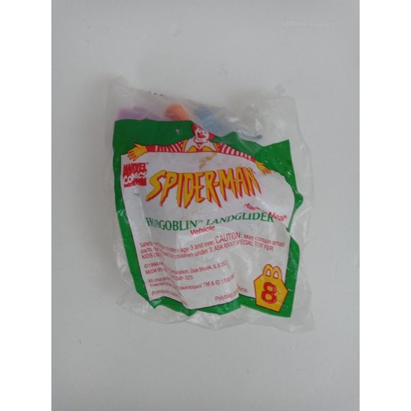 Marvel | Toys | New 994 Mcdonalds Happy Meal Toy 8 Marvel Spiderman ...